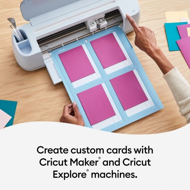 Easy To Make Cards Using the Cricut Card Mat • Bookdrawer